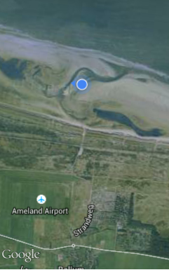 Gevonden scheepswrak op het strand bij Ballum op Ameland