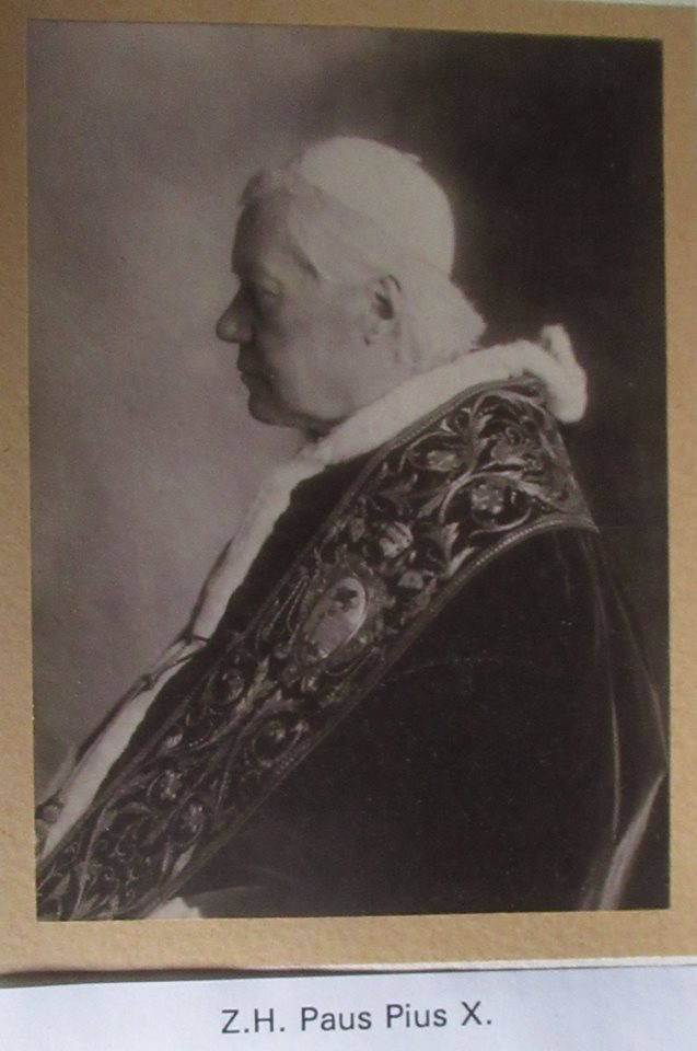 Ontmoeting van Jan de Jong met paus Pius X in 1908